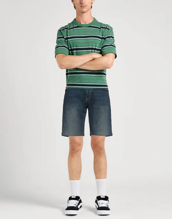 Armani Exchange Cotton Elastane Denim Shorts