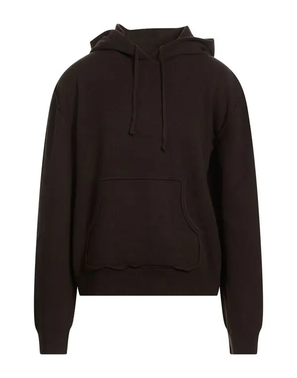 MAISON MARGIELA Wool & Cashmere Hooded Sweater - Brown