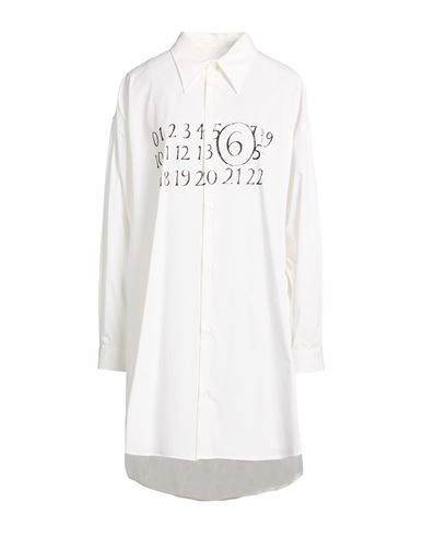 MAISON MARGIELA Mini Dress Size Cotton - White
