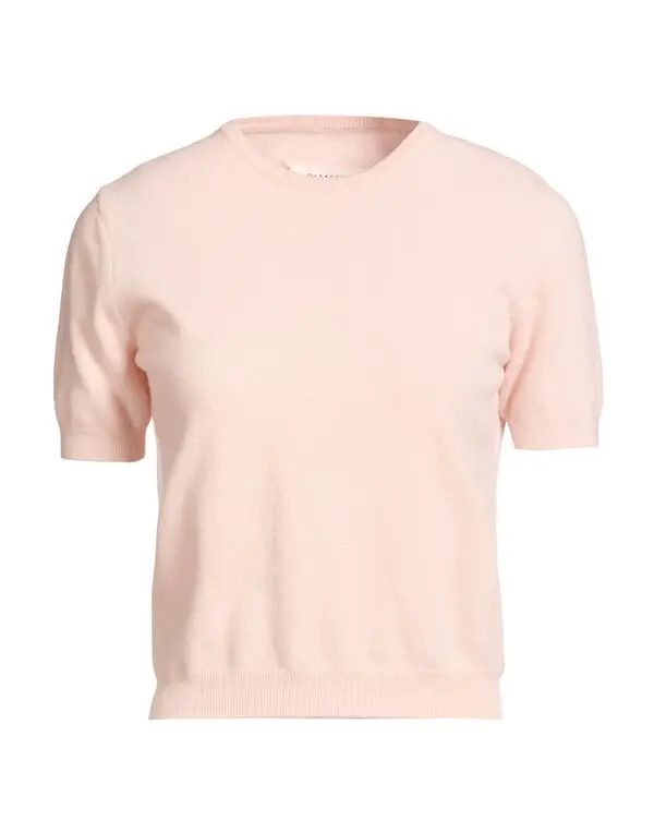 MAISON MARGIELA Light Virgin Wool Short Sleeve Sweater - Pink
