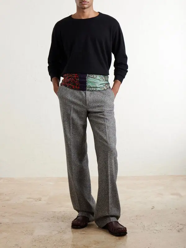 Dries Van Noten Cashmere Crew Neck Sweater - Black