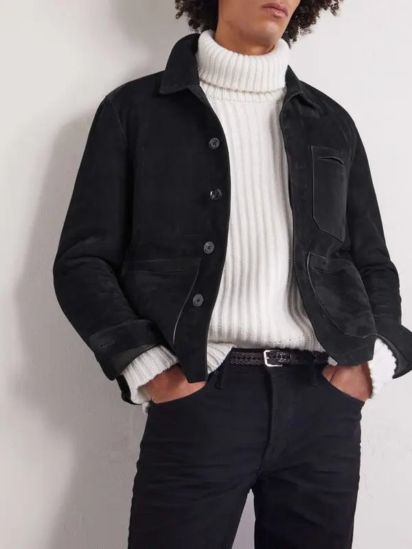 TOM FORD Suede Field Jacket