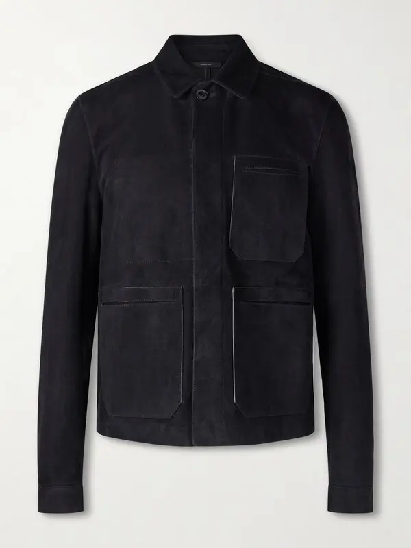 TOM FORD Suede Field Jacket - Black