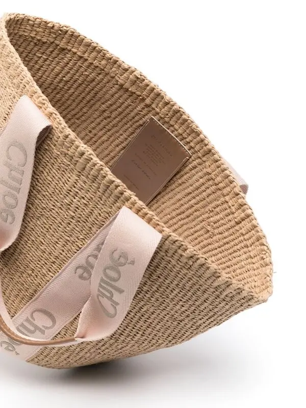 Chloé Woody Large Rafia Tote