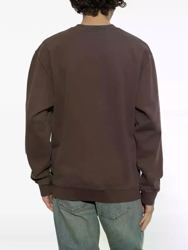 Jacquemus Logo-patch Sweatshirt - Brown