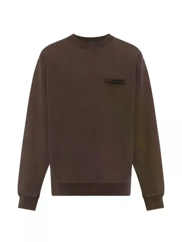 Jacquemus Logo Patch Sweatshirt - Brown