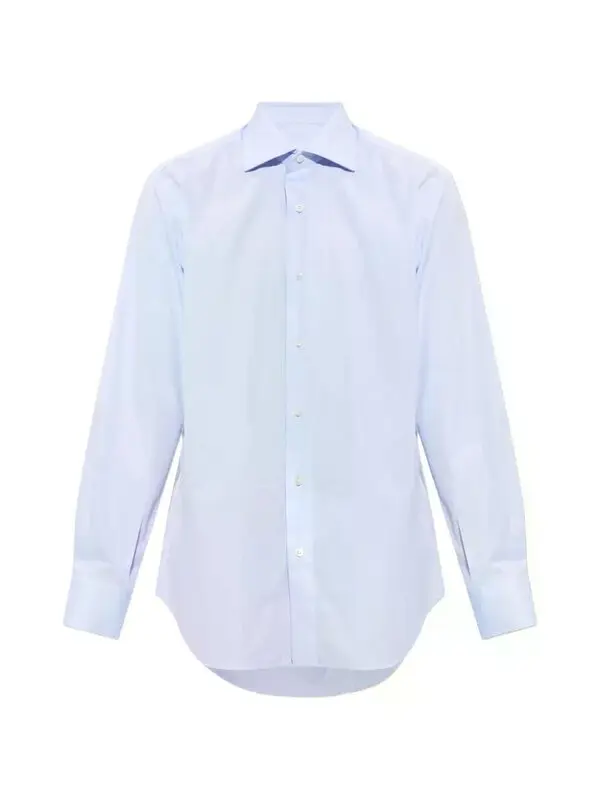 Brioni Classic-collar Long-sleeved Shirt