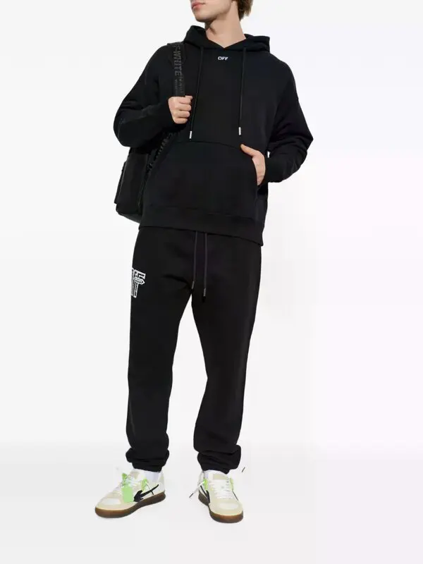 Off-White Graphic-print Drawstring Hoodie