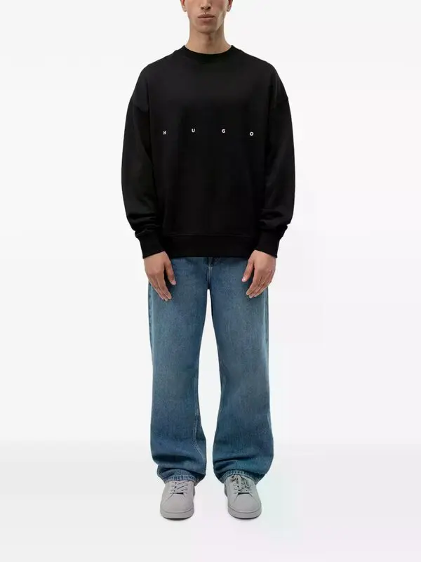 Hugo Logo-print Graphic-print Sweatshirt