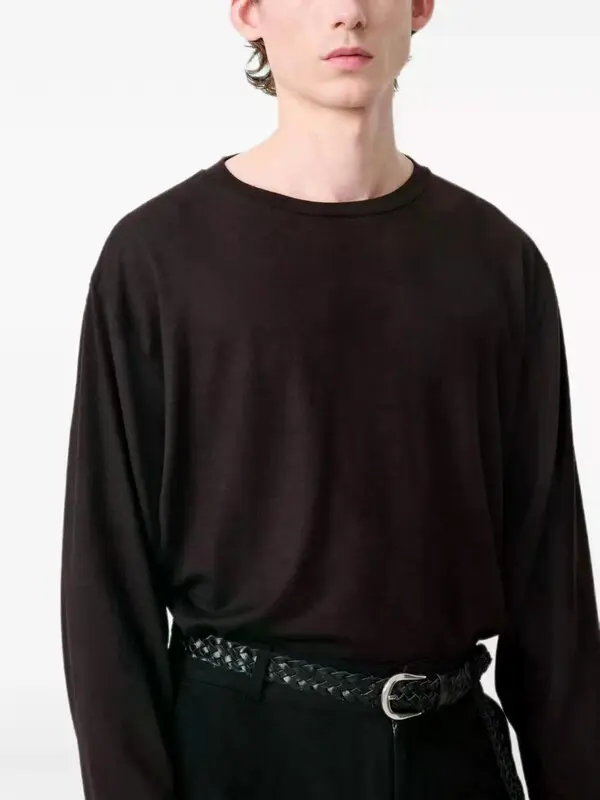 Studio Nicholson Long-sleeved Jersey T-shirt