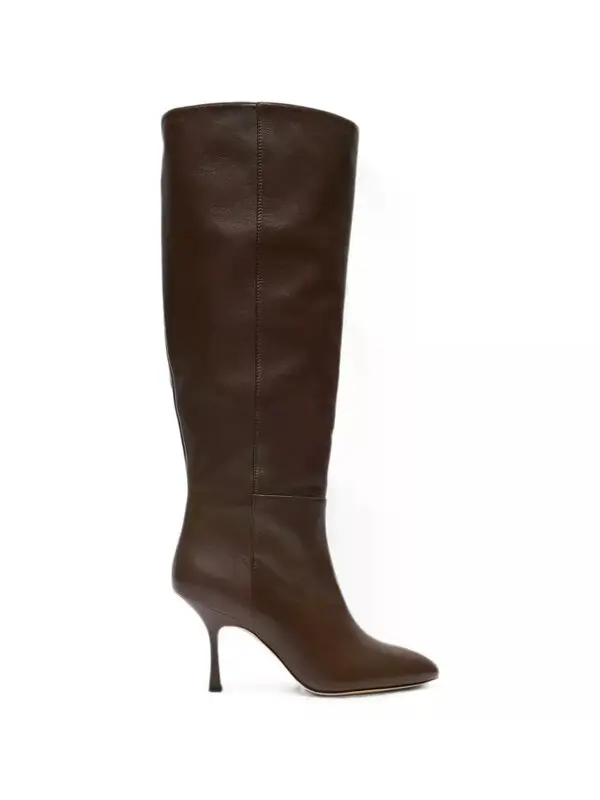 STUART WEITZMAN Madison Leather Knee-high Boots - Brown