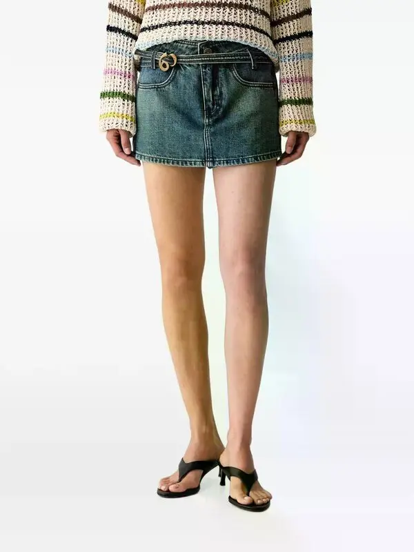 Miss Sixty Belted Denim Shorts