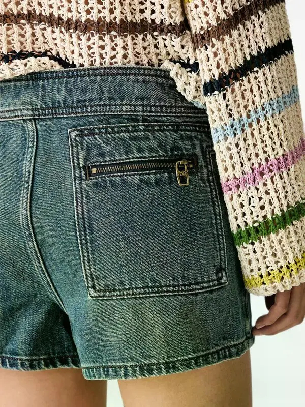 Miss Sixty Belted Denim Shorts