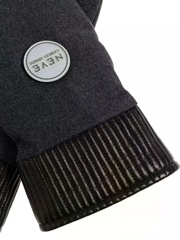 Giorgio Armani Logo-patch Gloves