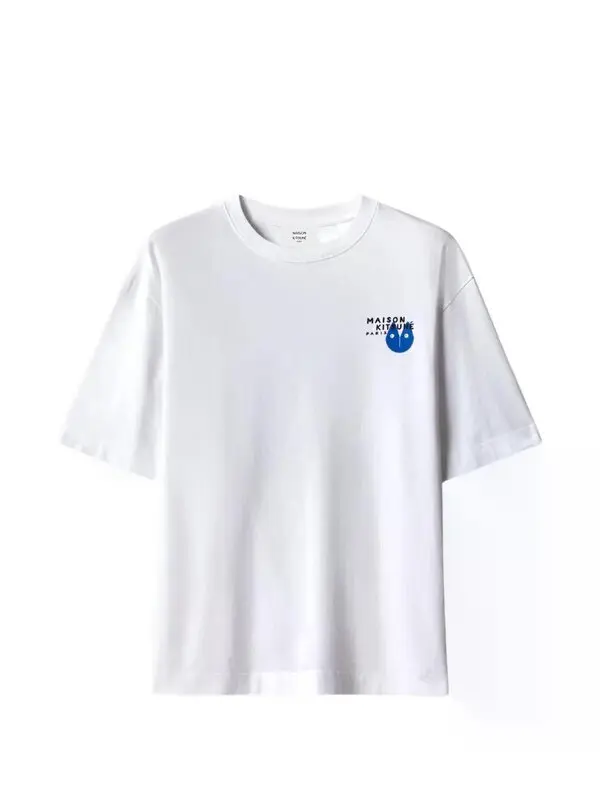Maison Kitsuné Fortune Fox Puff-print T-shirt - White