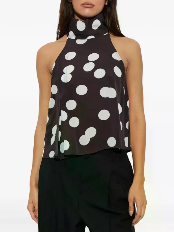 IRO PARIS Dreah Polka-dot Top