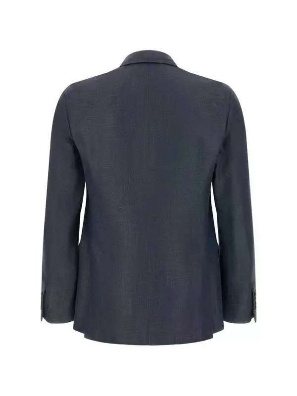 Pal Zileri Textured Single-breasted Blazer