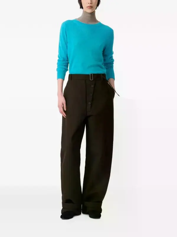 Studio Nicholson Eyla Ribbed-trim Sweater