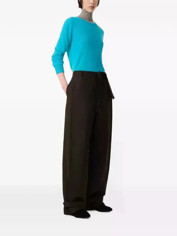 Studio Nicholson Eyla Ribbed-trim Sweater