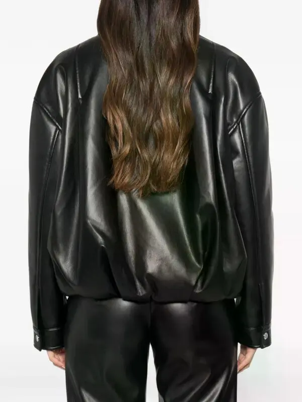 Patrizia Pepe Coated Bomber Jacket