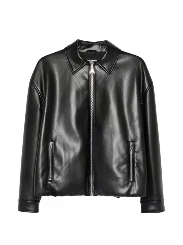 Patrizia Pepe Coated Bomber Jacket