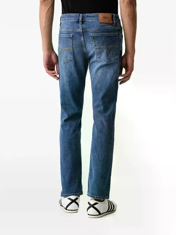 JOOP! Faded-effect Logo-patch Jeans