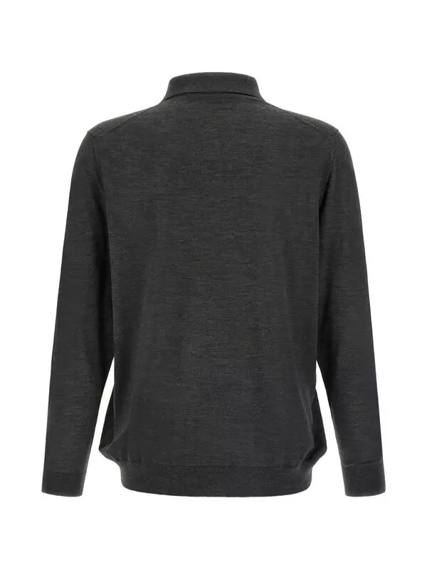 Kiton Half-zip Wool Polo Shirt