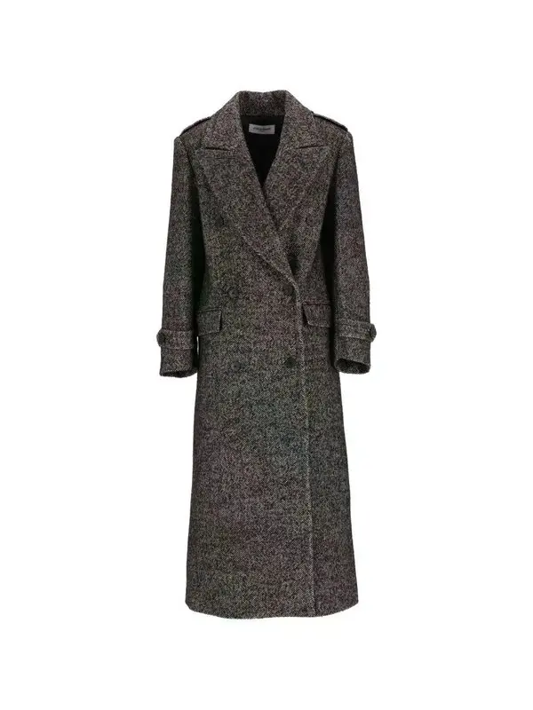 AL DUCA D’AOSTA 1902 Chevron-pattern Double-breasted Coat