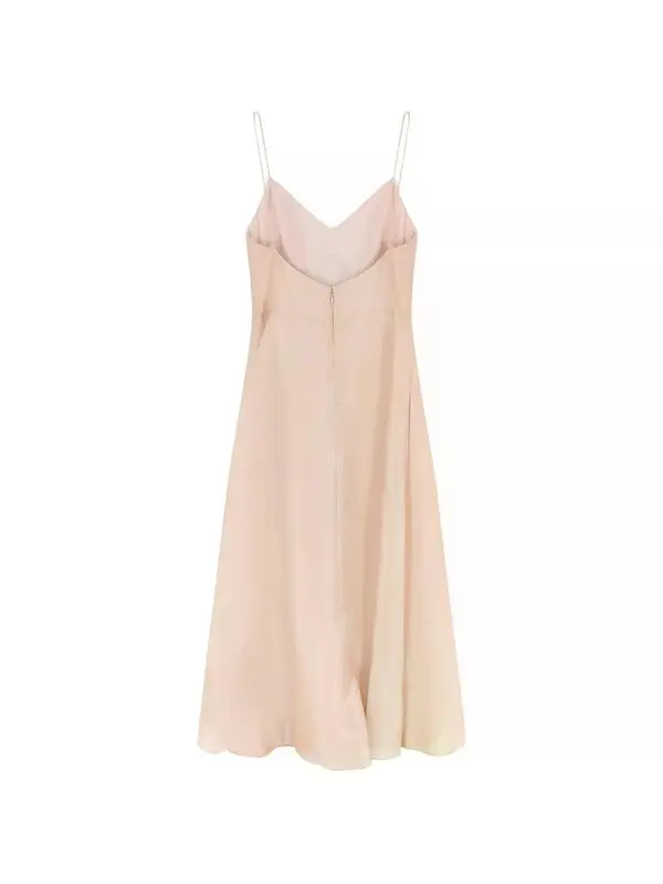 Alberta Ferretti Silk Midi Dress