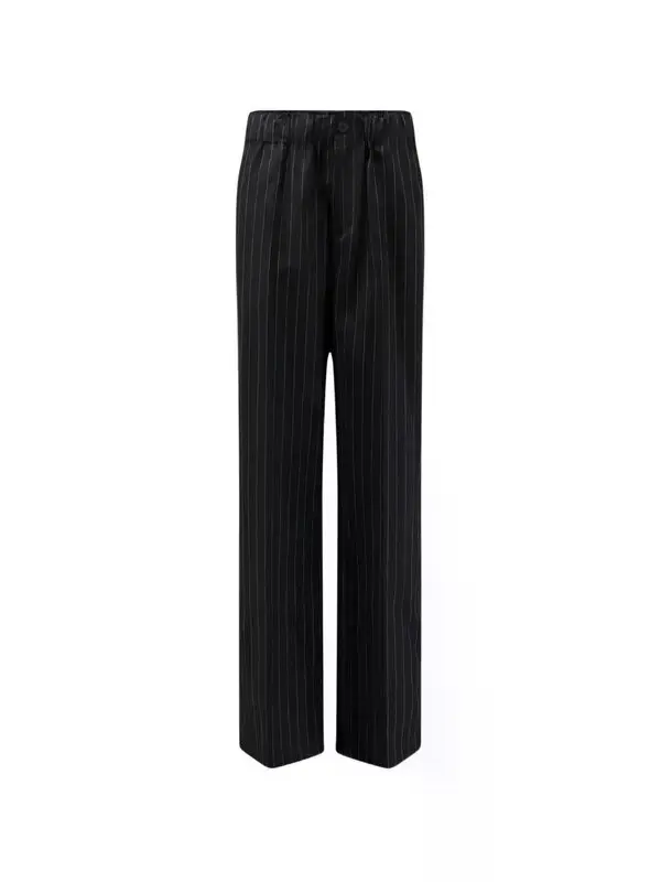 SEMICOUTURE Pinstripe-pattern Trousers - Grey