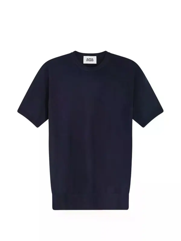 Alpha Studio Short-sleeve Crew-neck T-shirt