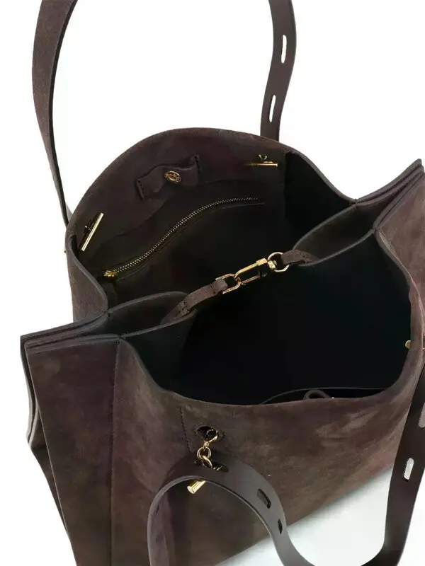 MINOBOSSI Paula Suede Shoulder Bag
