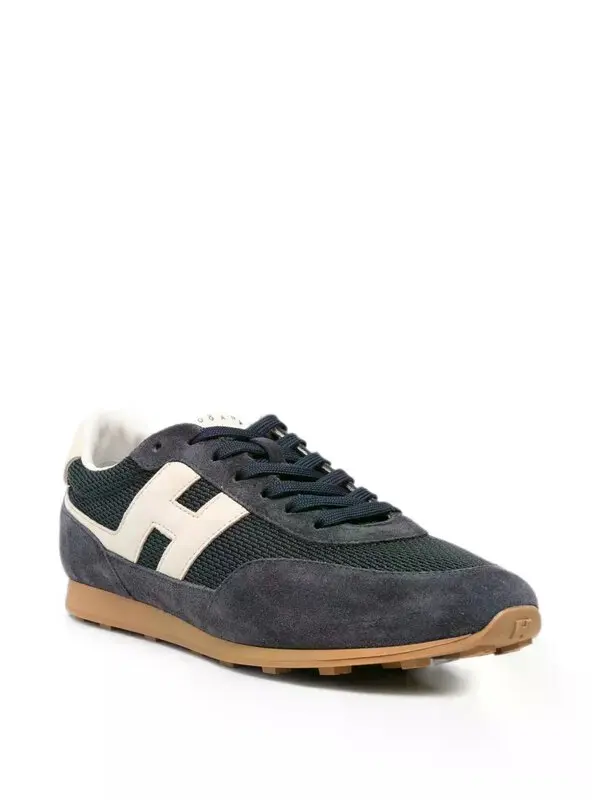 Hogan Logo-patch Panelled Sneakers