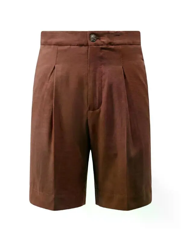 HEVO Pleated-design Shorts