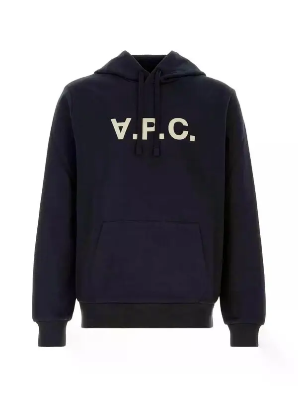 A.p.c. V.p.c. Logo-print Hoodie - Black