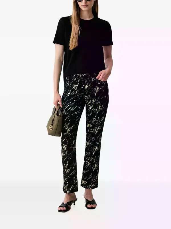 Joseph Ribkoff Marble-print Jeans