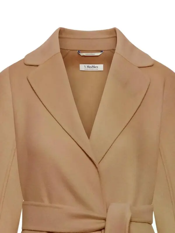 Max Mara Arona Belted Wrap Coat - Neutrals
