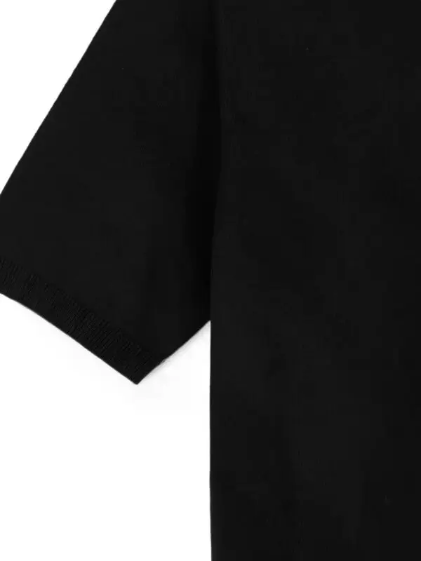 Alpha Studio Short-sleeve Crew-neck Sweater