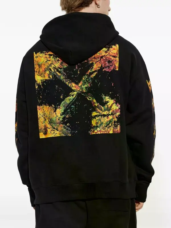 Off-White Arrows-print Drawstring Hoodie