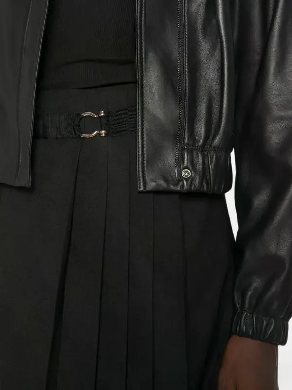 Sandro Cecilia Asymmetric Pleated Skirt