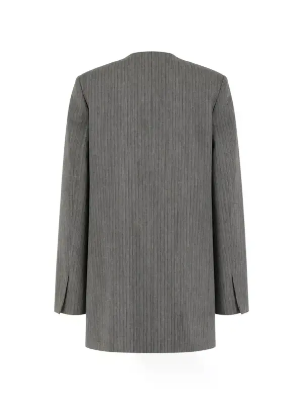 Alberta Ferretti Pinstripe Double-breasted Blazer