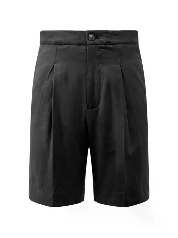 HEVO Torre Lapillo Pleated-front Tailored Shorts