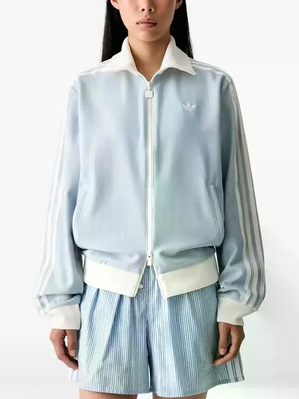 Adidas Tweed Og Zip-up Track Jacket - Blue