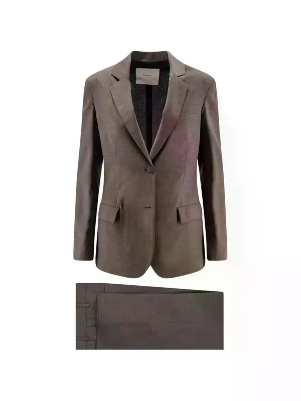 HEVO Frigole Single-breasted Suit - Brown
