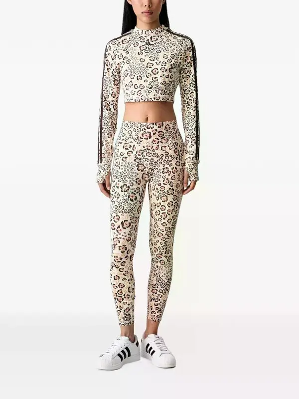 Adidas X Farm Rio Leopard-print Leggings