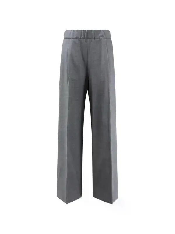 SEMICOUTURE Straight-leg Trousers With Elasticated Waistband