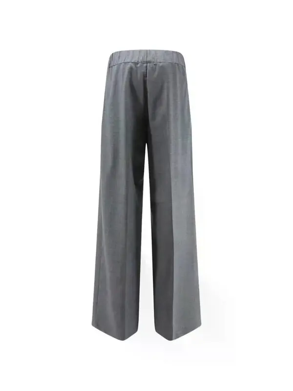 SEMICOUTURE Straight-leg Trousers With Elasticated Waistband