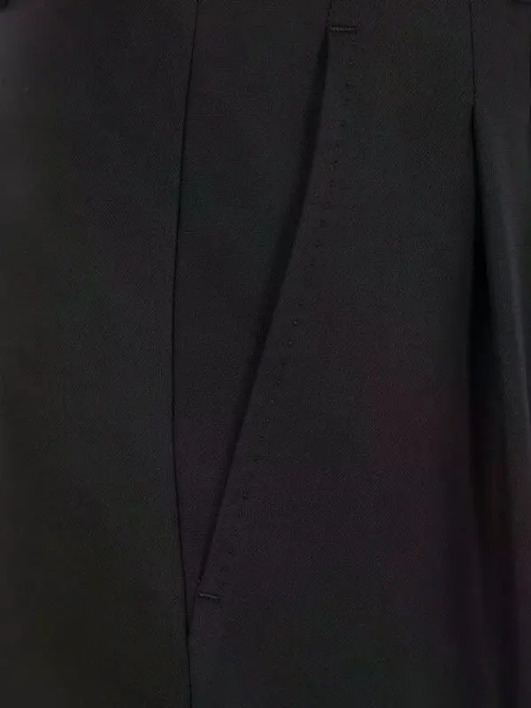 Max Mara Belted Pleated Trousers
