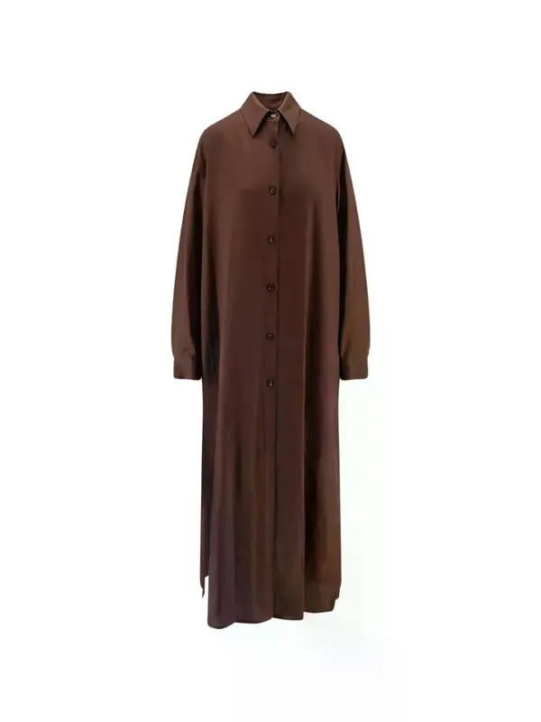 HEVO Arigliano Button-up Maxi Shirt Dress