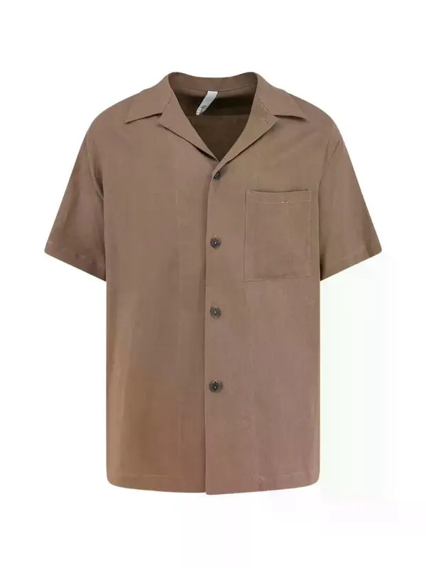 HEVO Novoli Short-sleeve Shirt - Brown
